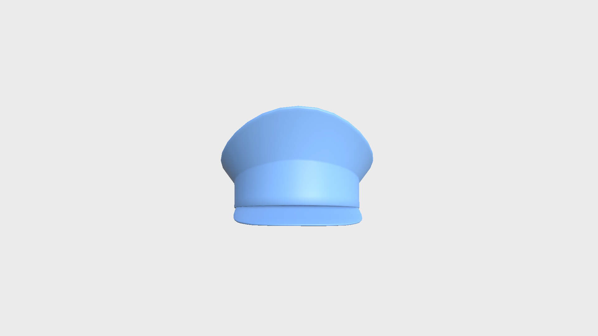 Police Cap 08 - Digital Camouflage 3D Model by gsommer