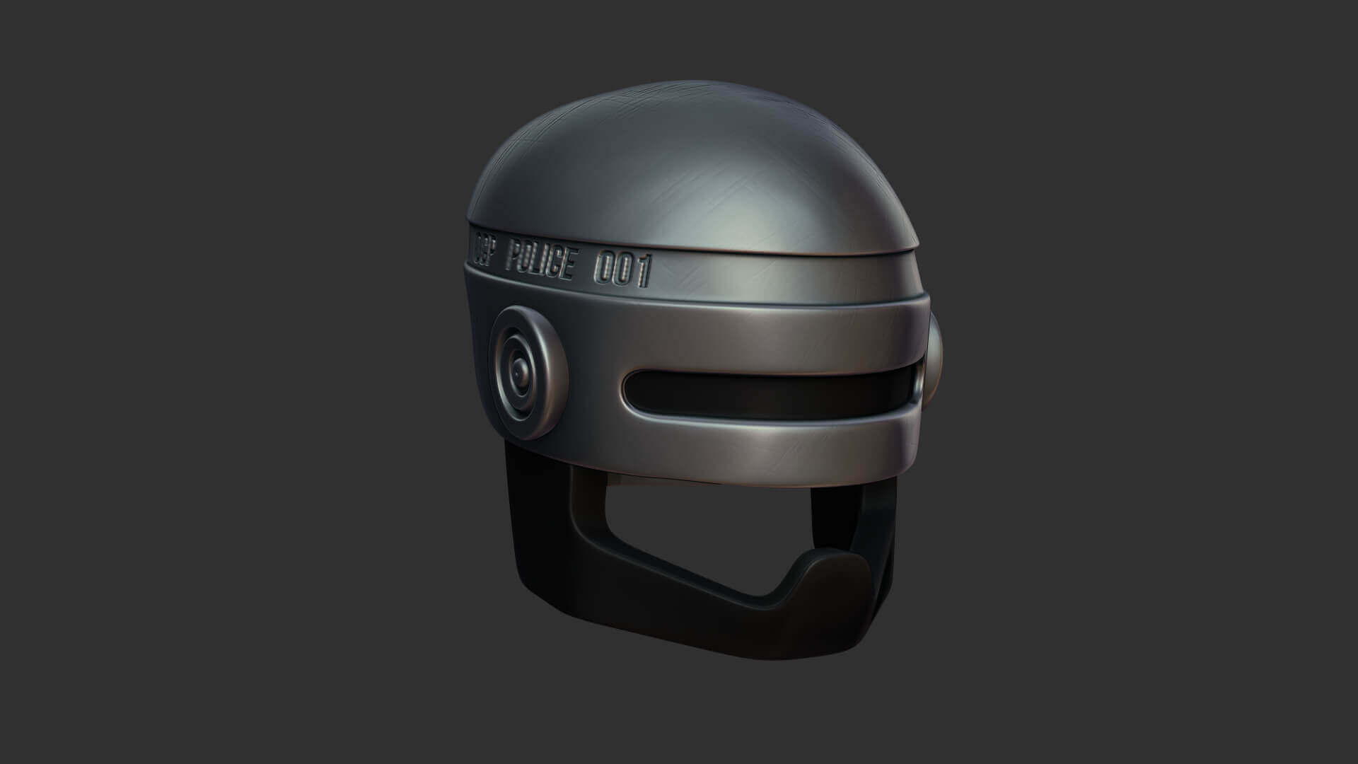 Robocop Helmet - 3D Model by gsommer