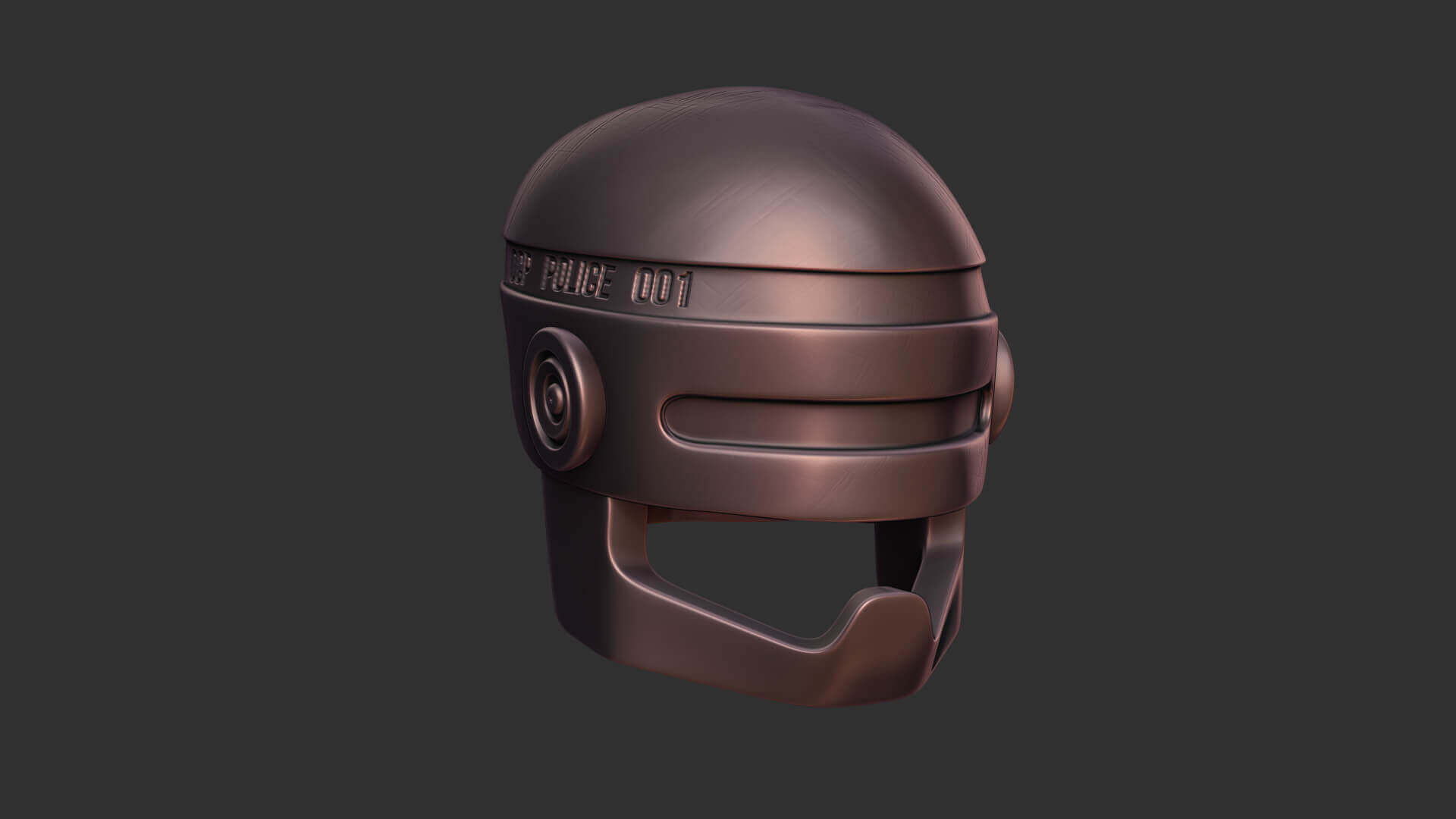 Robocop Helmet - 3D Model by gsommer