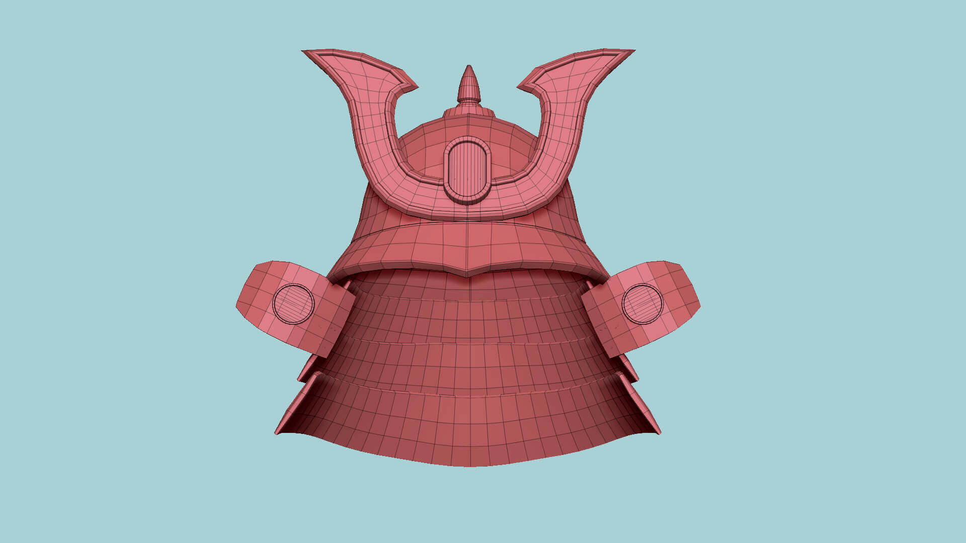 Samurai Helmet 04 - Destroyed Rust 3D Model by gsommer