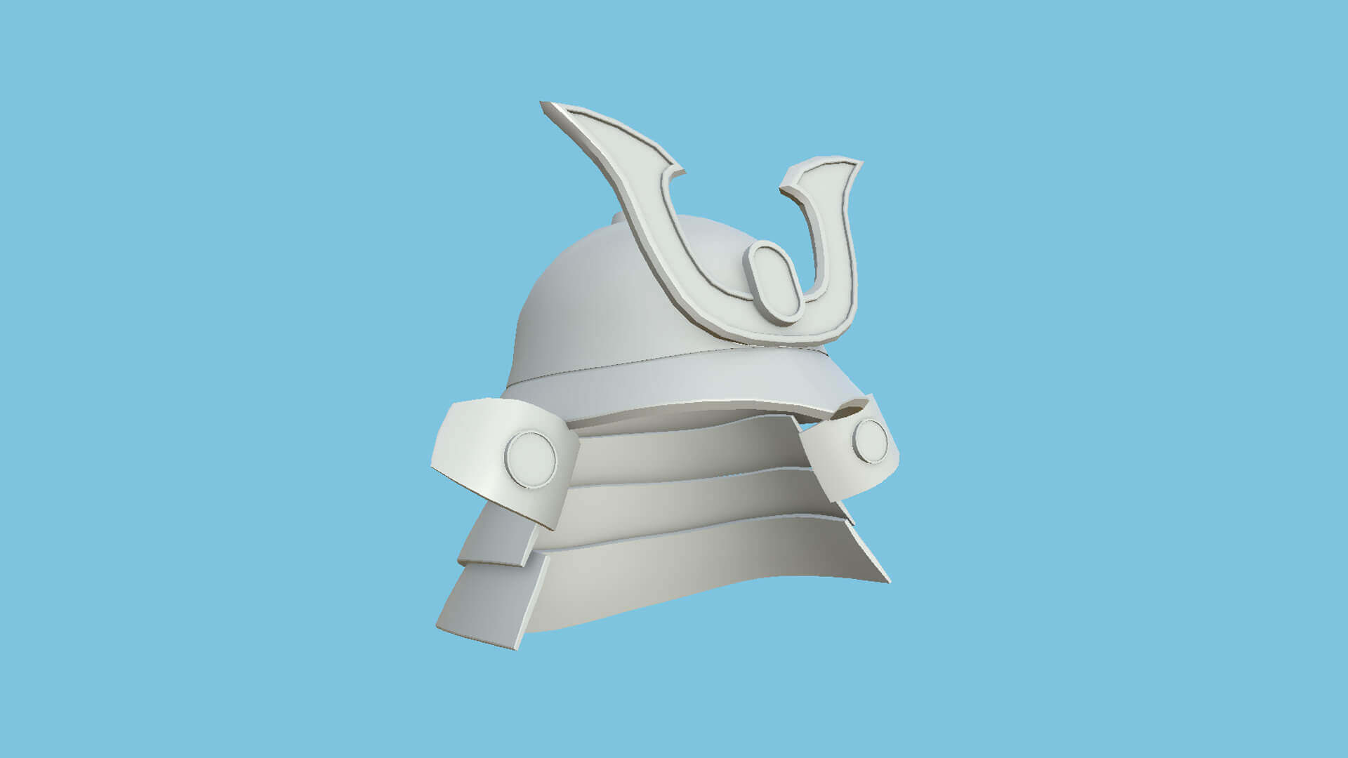 Samurai Helmet 04 - Destroyed Rust 3D Model by gsommer