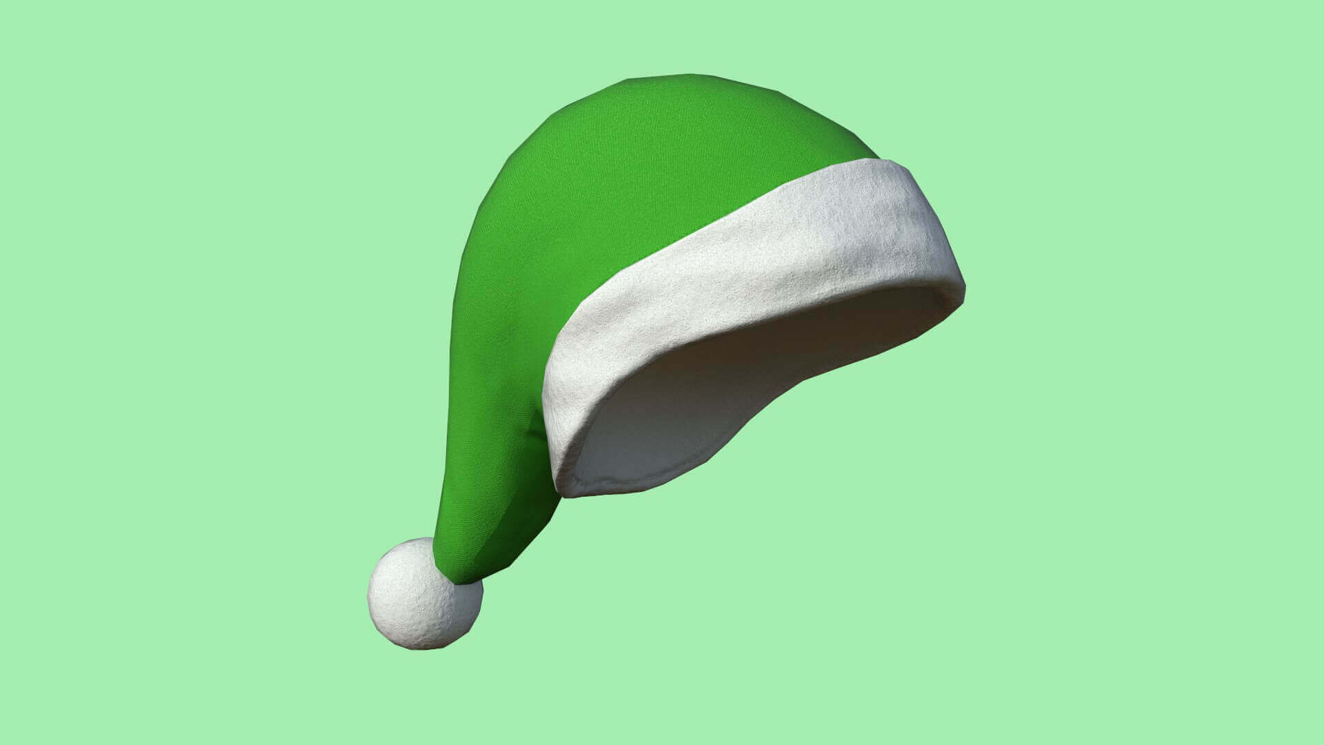 Green Santa Hat Png
