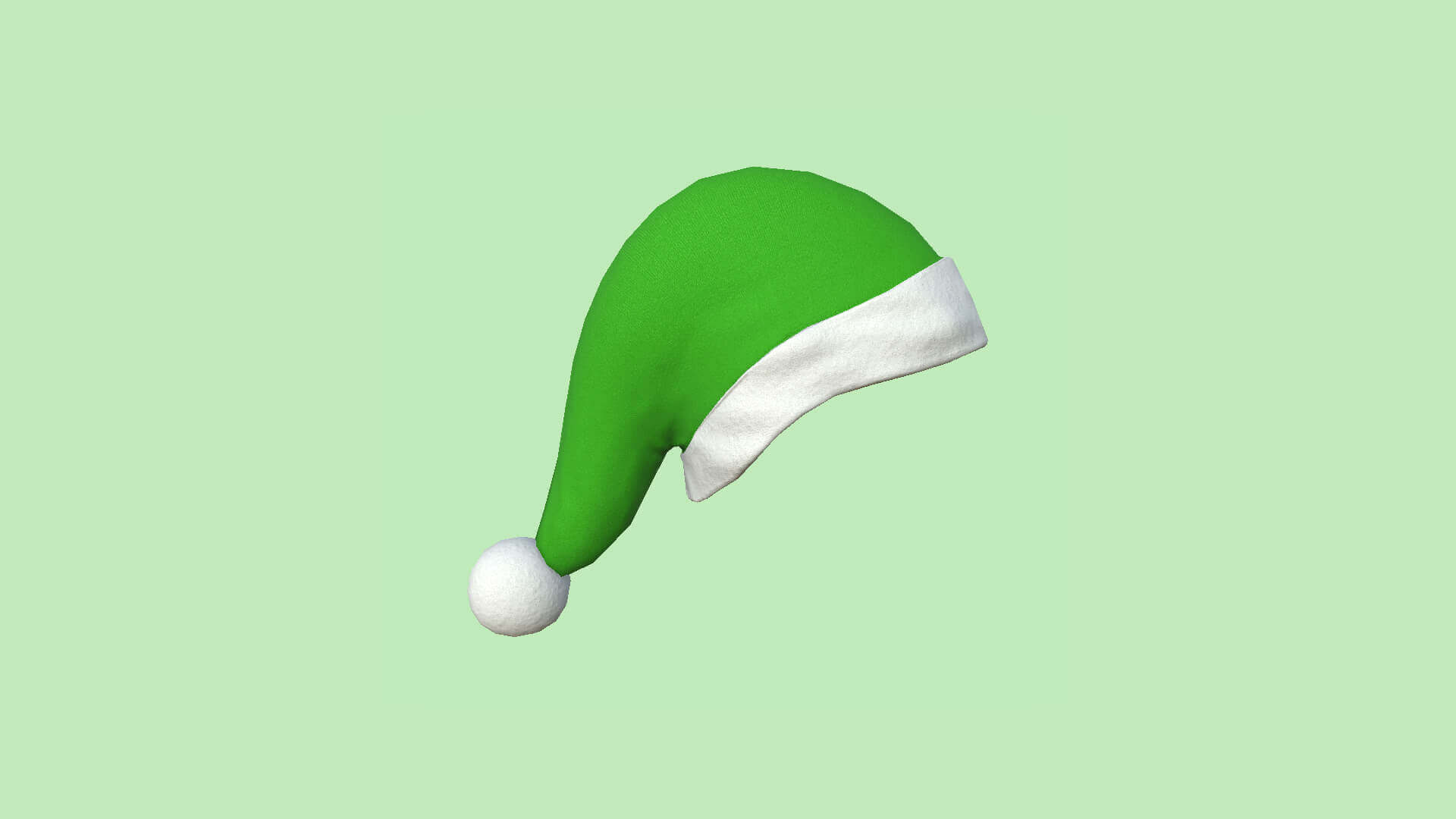 Green Santa Hat Png