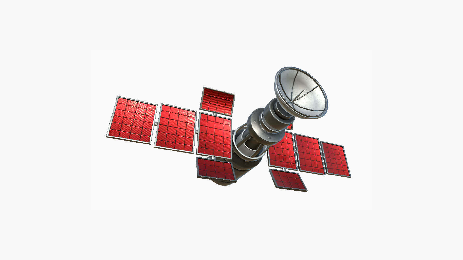 Satellite Model A 04 - Steel Red by gsommer