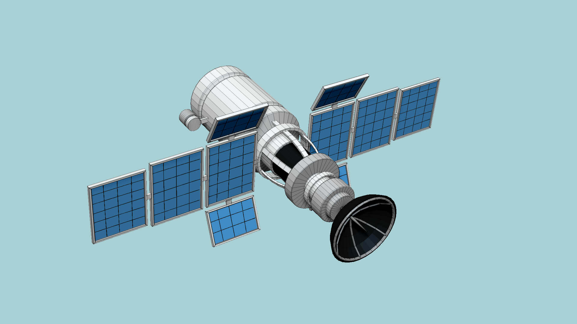 Satellite Model A 08 - Aluminum by gsommer