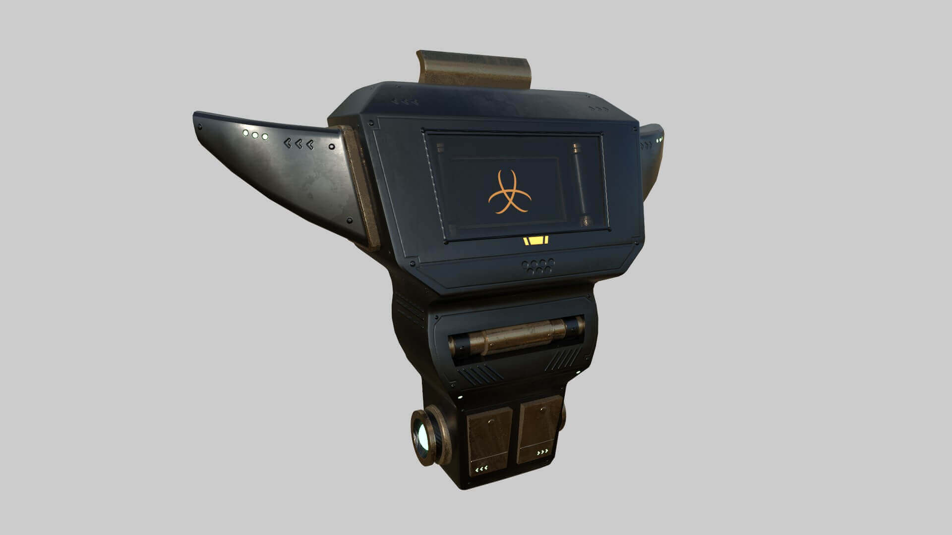 Sci-Fi Backpack Model A 06 - Black Bronze by gsommer