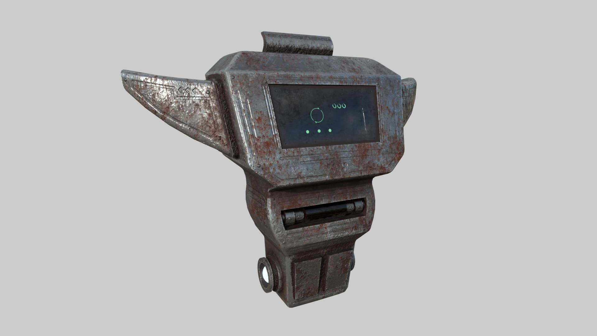Sci-Fi Backpack Model A 08 - Rust Destroyed by gsommer