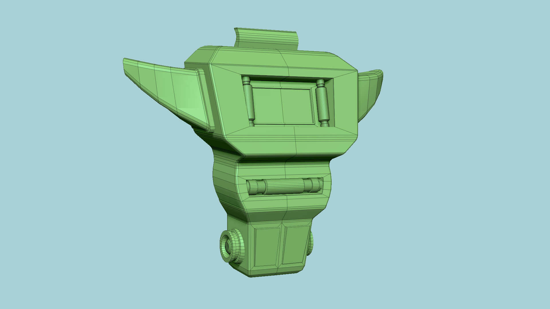 Sci-Fi Backpack Model A 08 - Rust Destroyed by gsommer