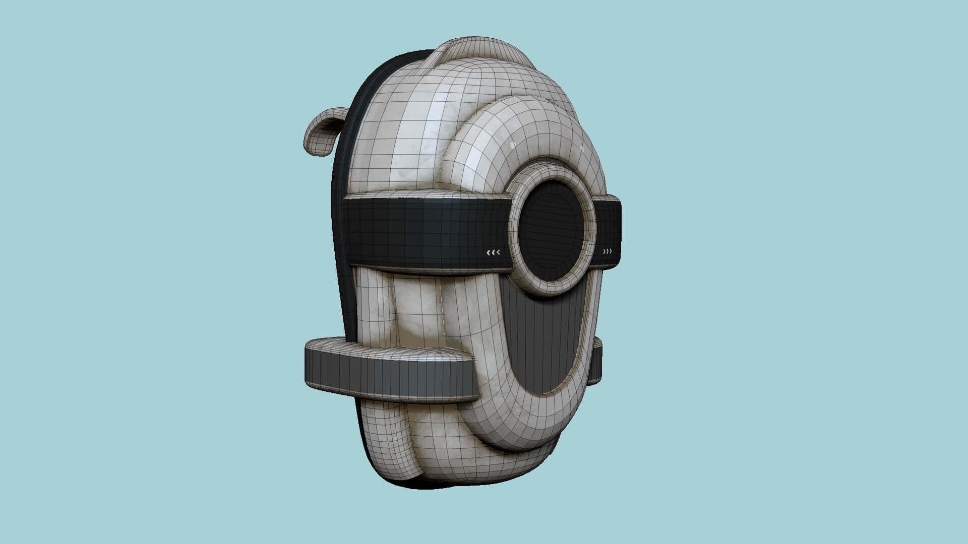 Sci-Fi Backpack Model C 06 - White Dirt by gsommer