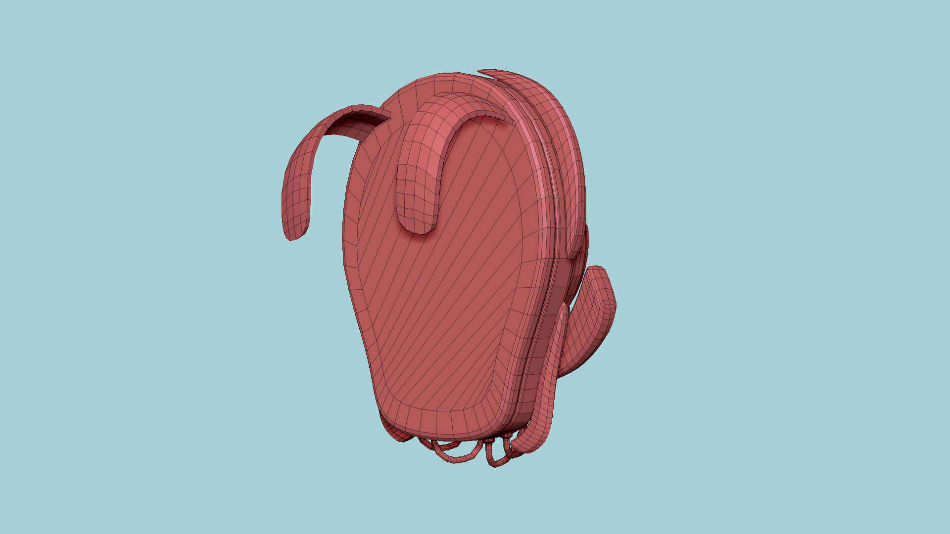 Sci-Fi Backpack Model D 01 - White and Gold by gsommer