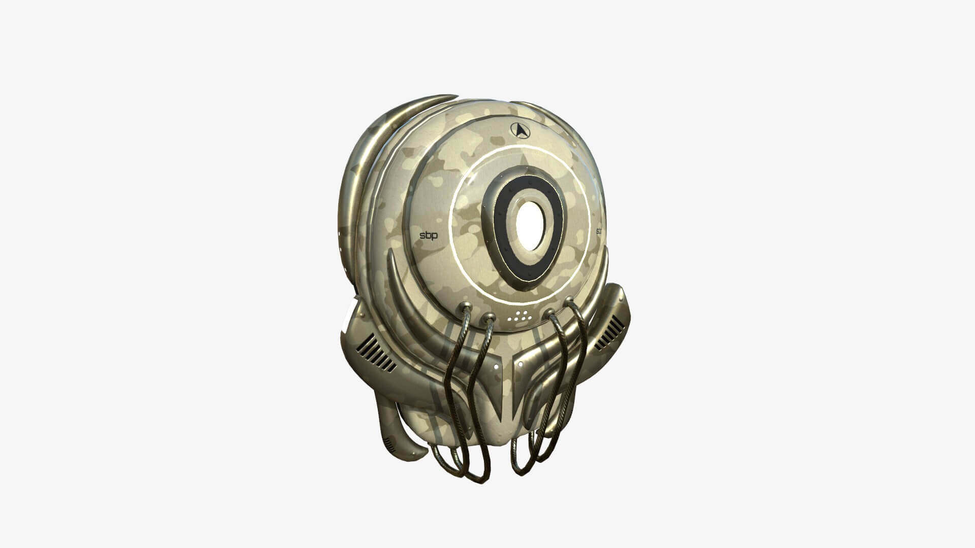 Sci-Fi Backpack Model D 10 - Desert Camouflage by gsommer