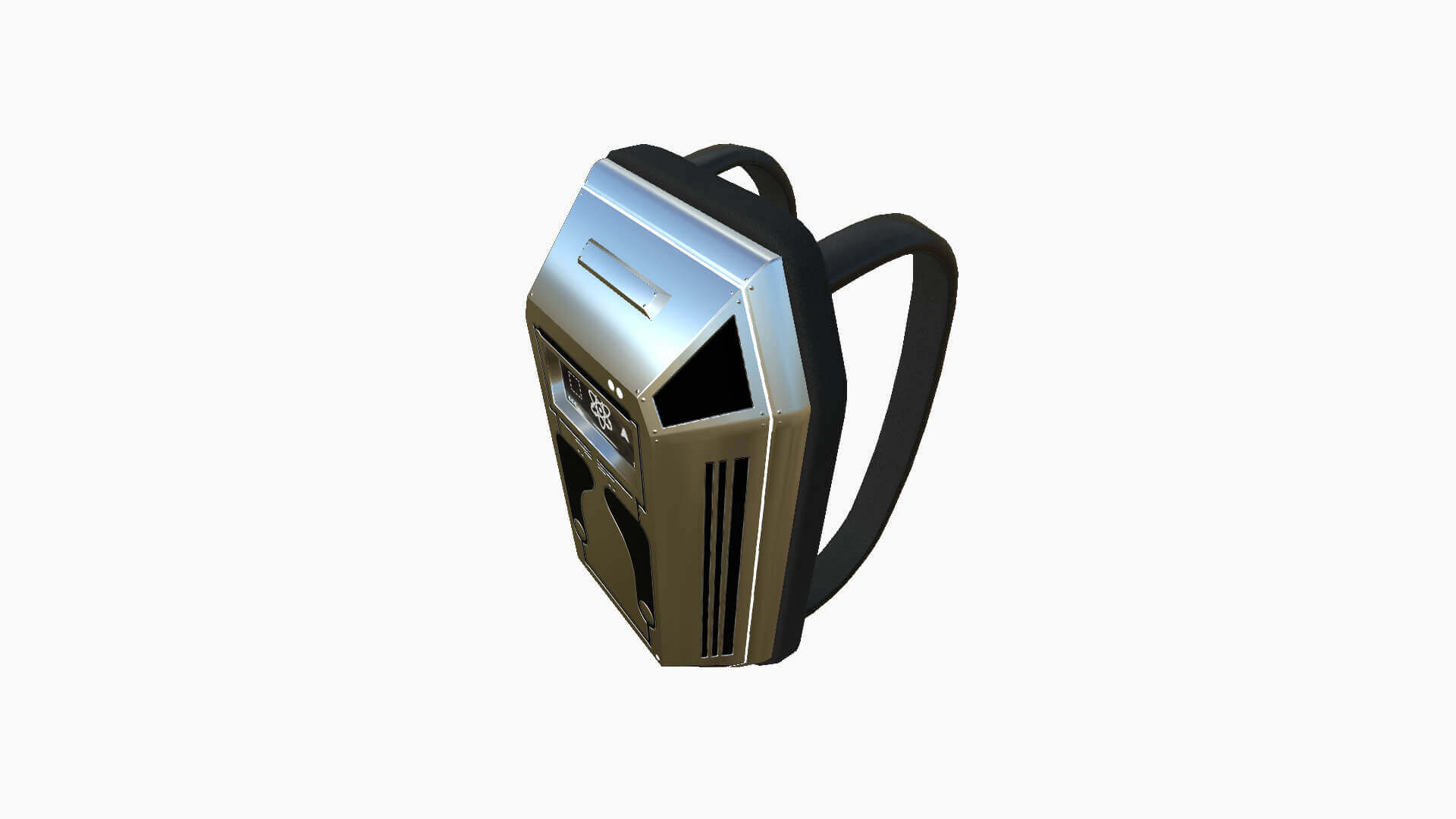 Sci-Fi Backpack Model E 10 - Aluminum by gsommer