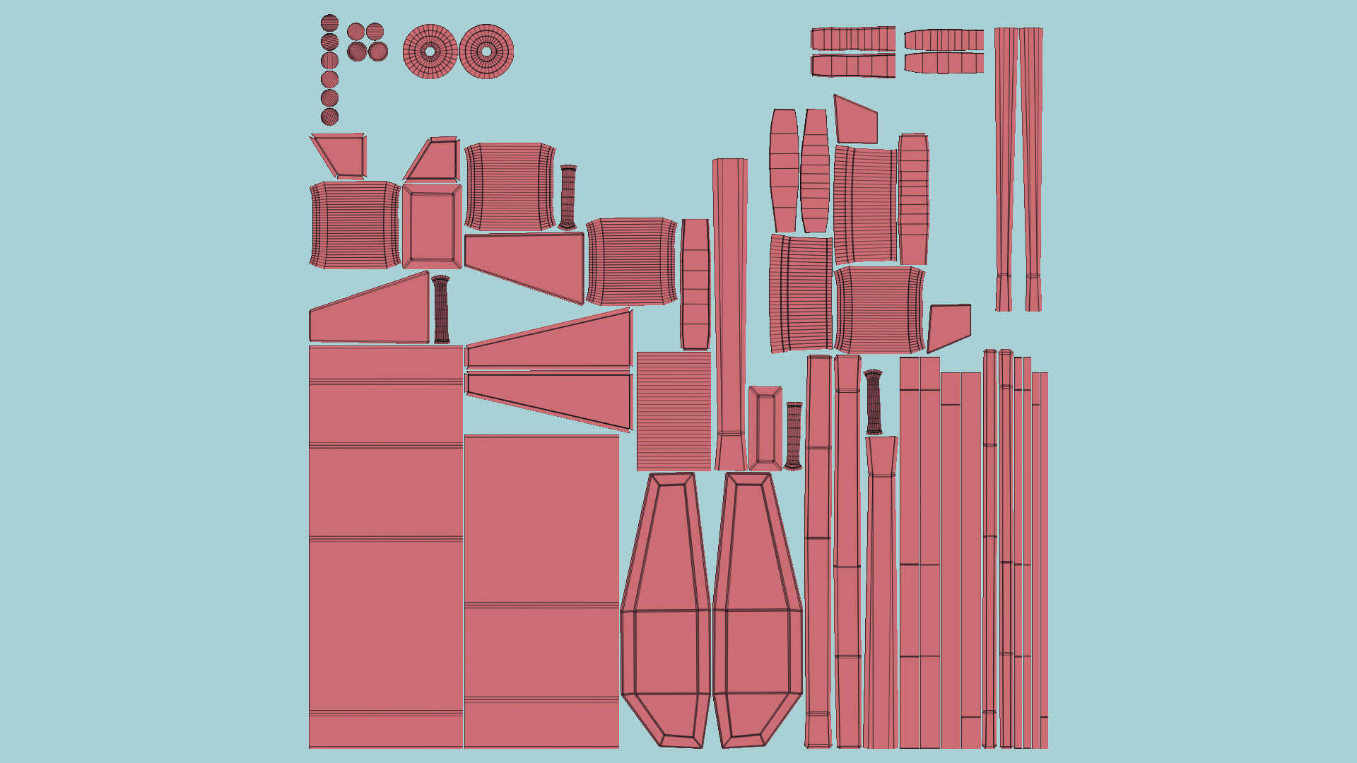 Sci-Fi Backpack Model F 04 - White and Gold by gsommer