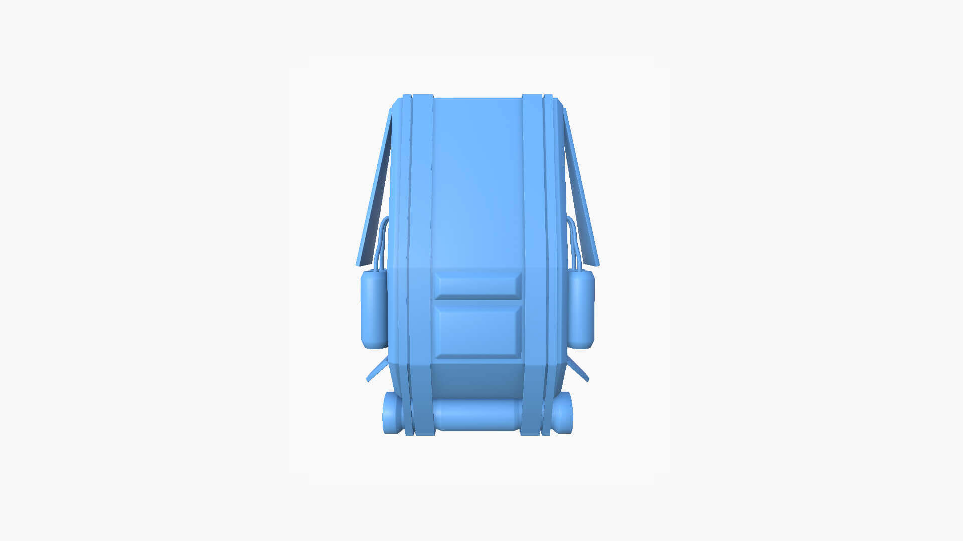 Sci-Fi Backpack Model F 05 - Steel Bright by gsommer
