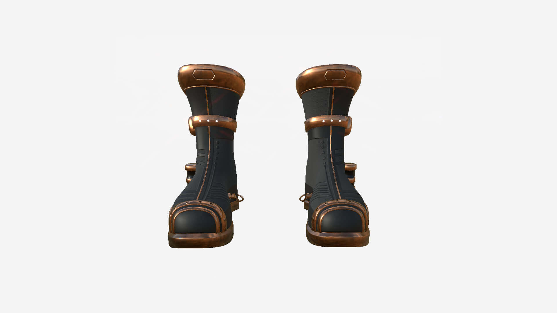 Sci-Fi Boot Model A 05 - Copper by gsommer