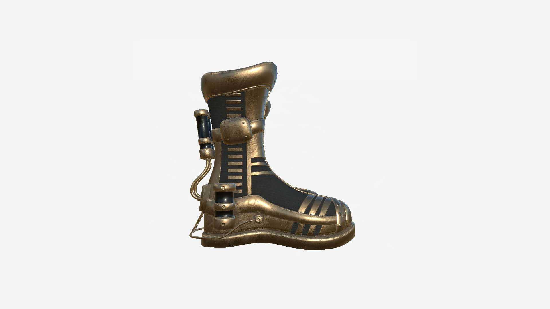 Sci-Fi Boot Model A 06 - Bronze by gsommer
