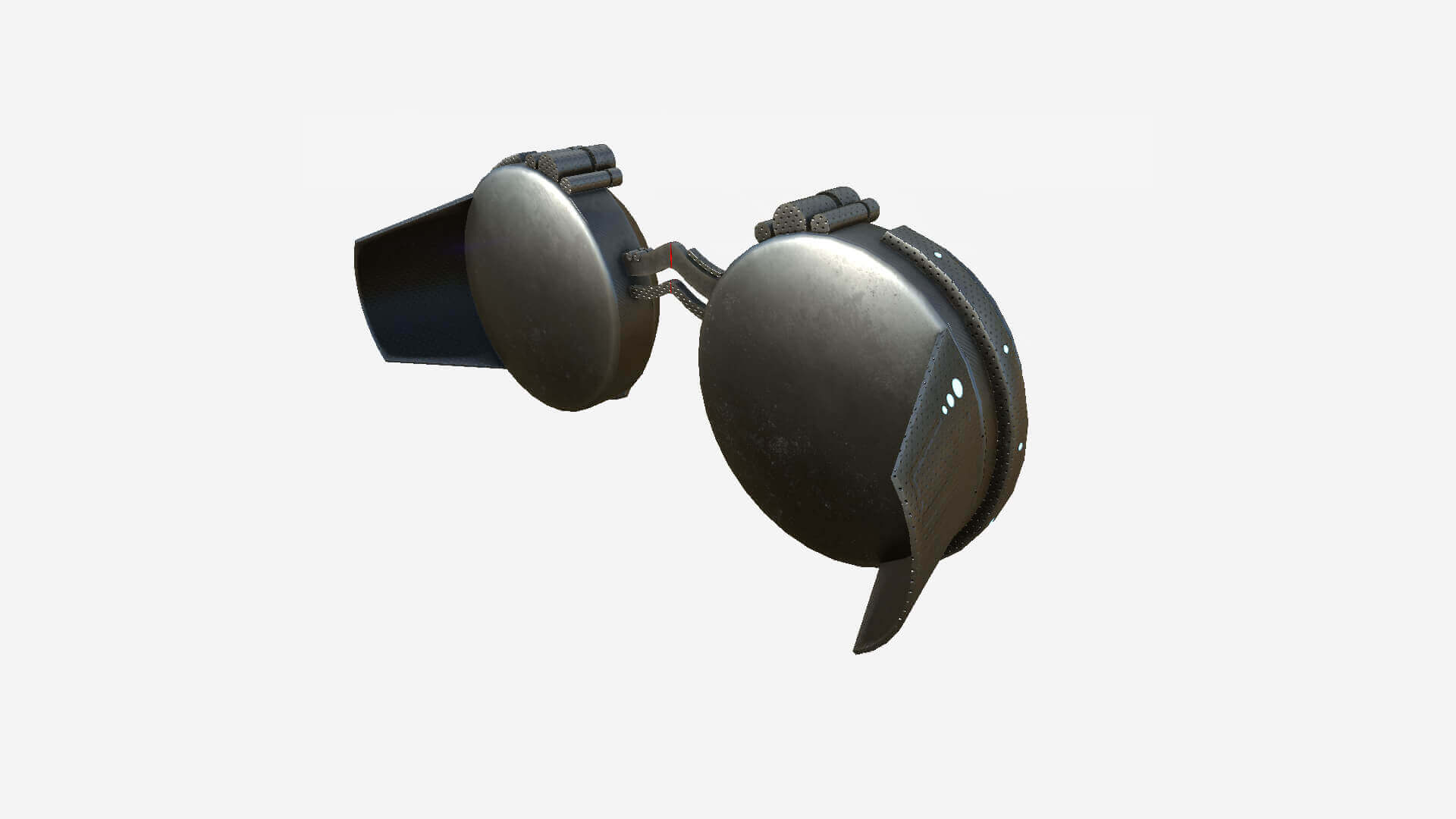 Sci-Fi Glasses Visor Model G 01 - Dark Steel by gsommer