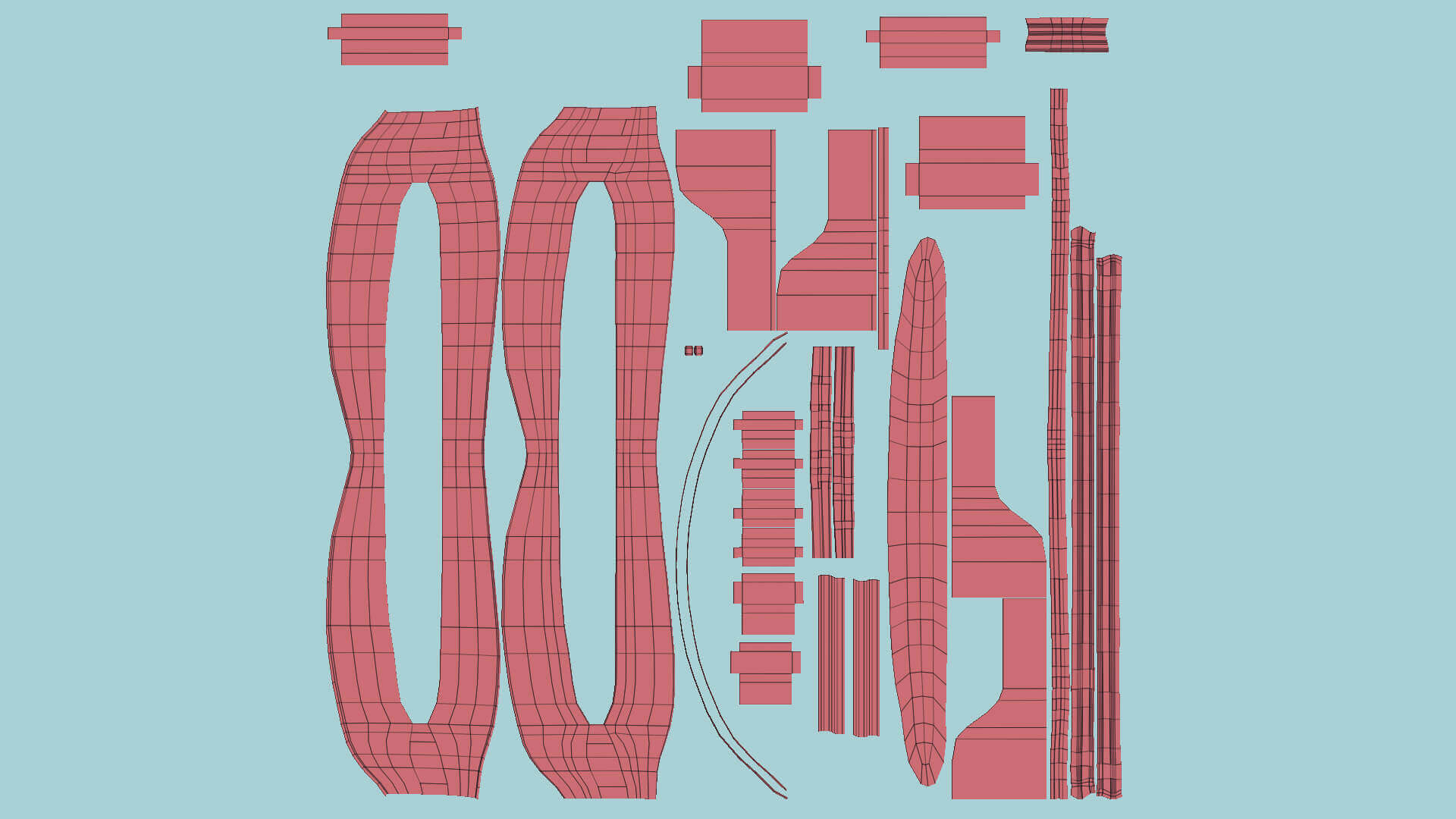 Sci-Fi Glasses Visor Model I 06 - Black and Gold by gsommer