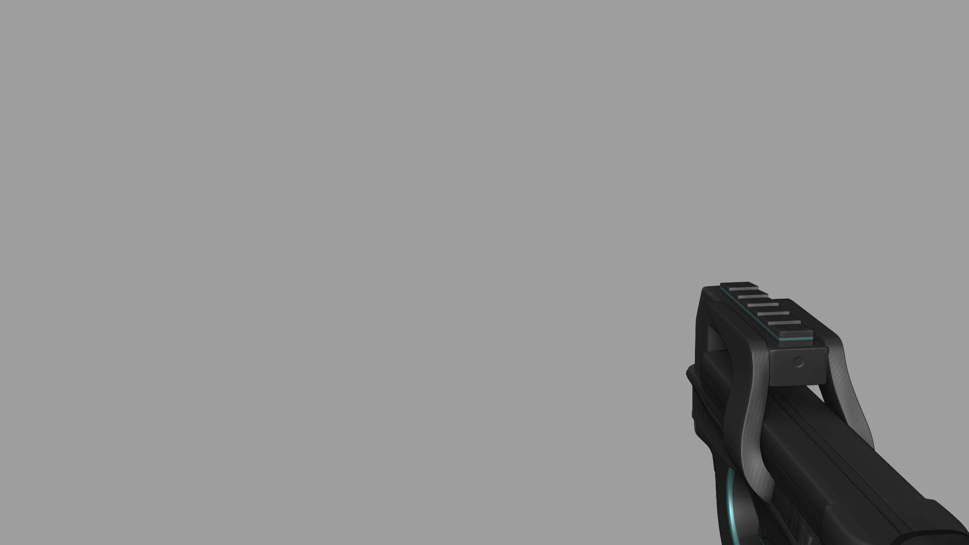 Sci-Fi Gun 09 - Carbon Fiber P90 3D Model by gsommer