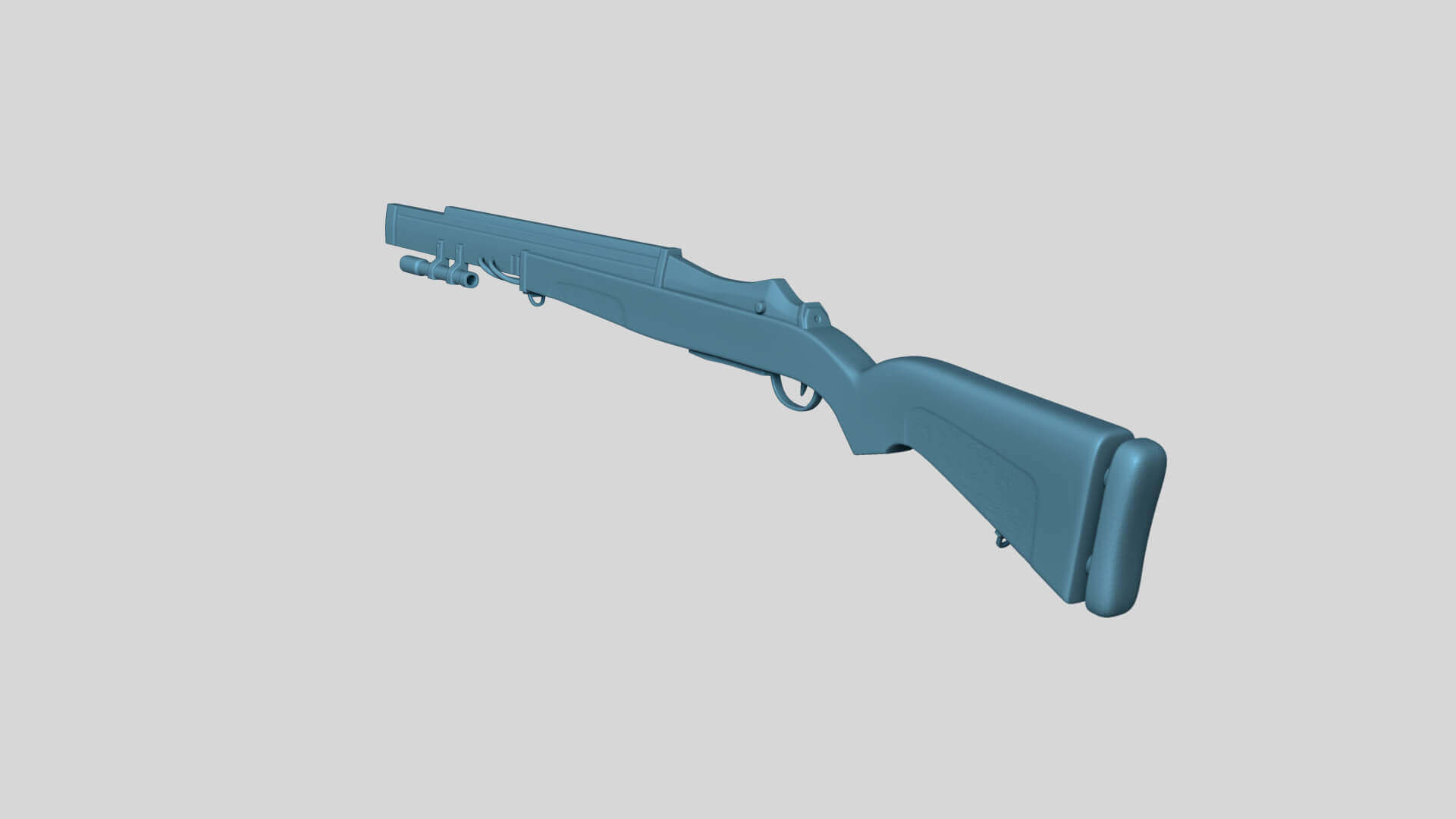 Sci-Fi Gun 18 - M1 Garand 3D Model by gsommer