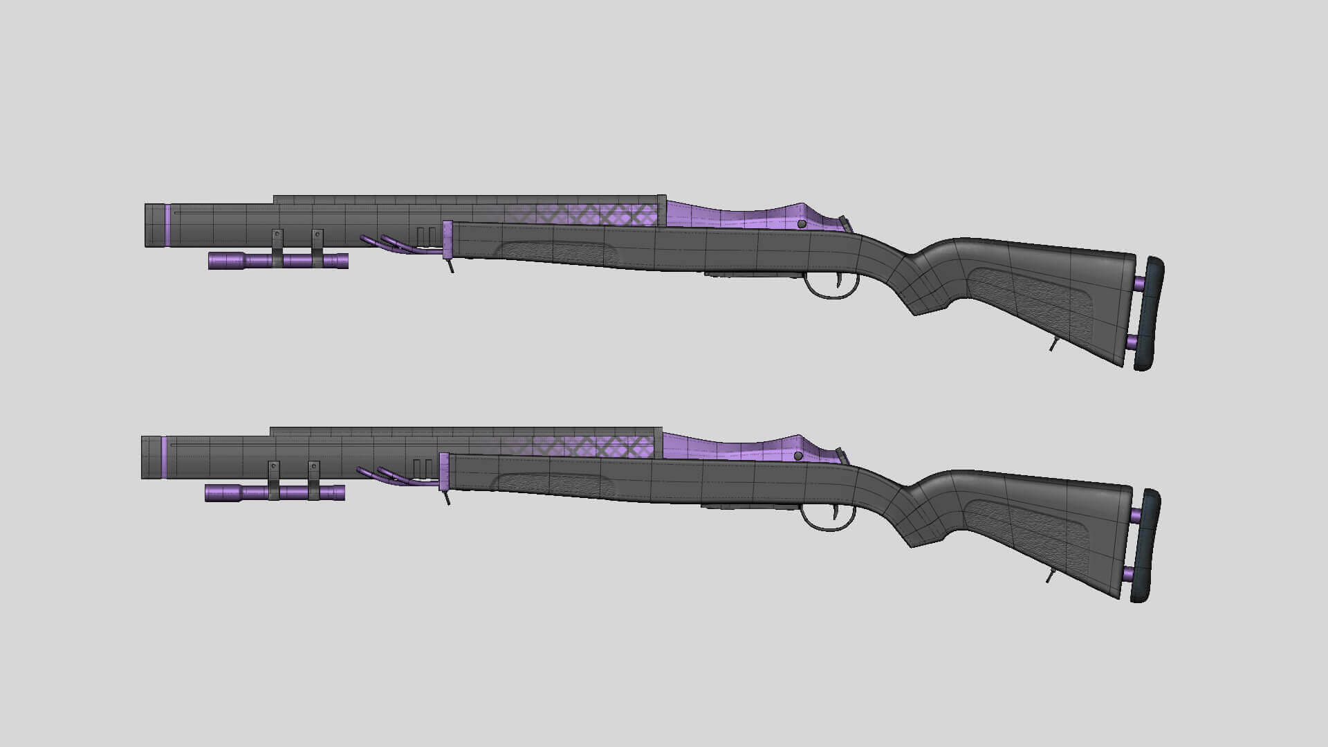 Sci-Fi Gun 18 - M1 Garand 3D Model by gsommer