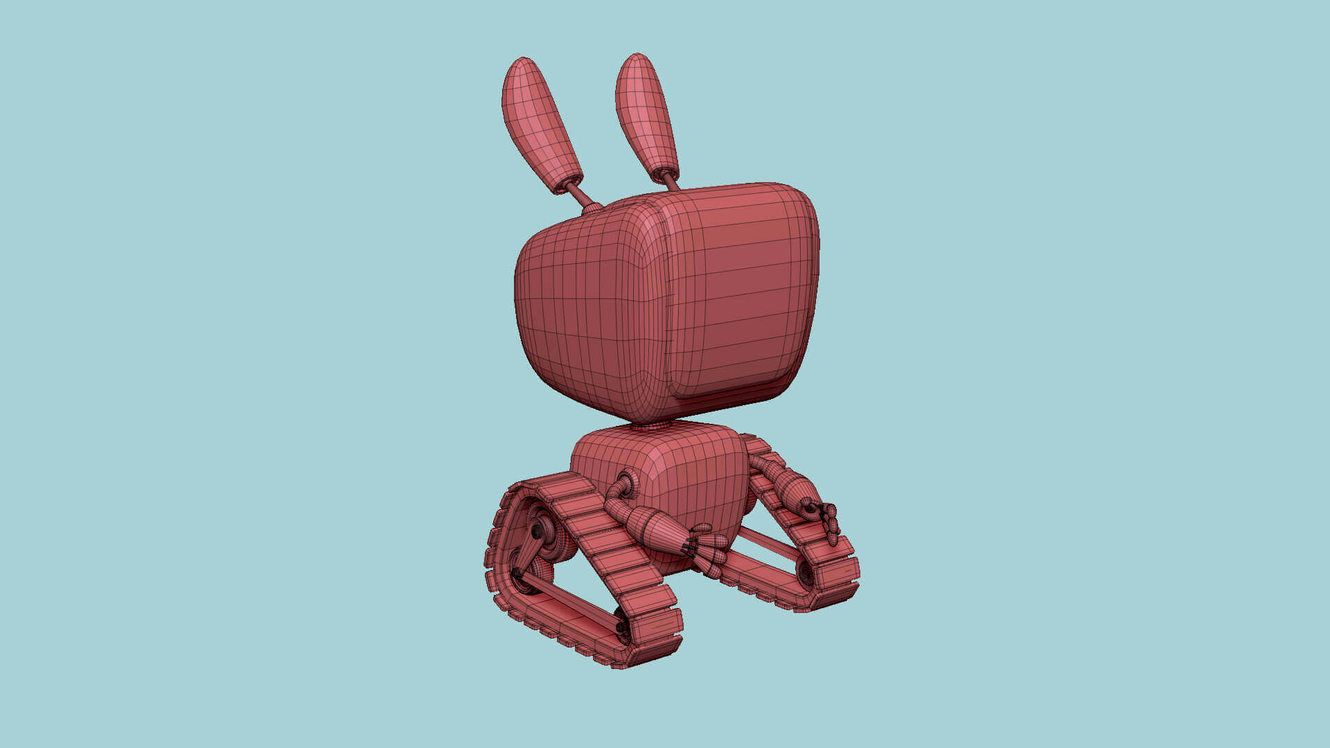 Sci-Fi Robot Model A 04 - Tired Destroyed by gsommer