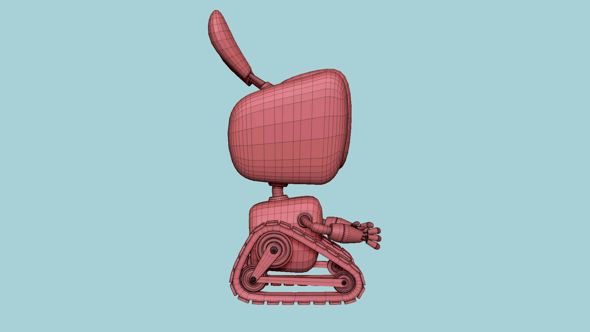 Sci-Fi Robot Model A 04 - Tired Destroyed by gsommer