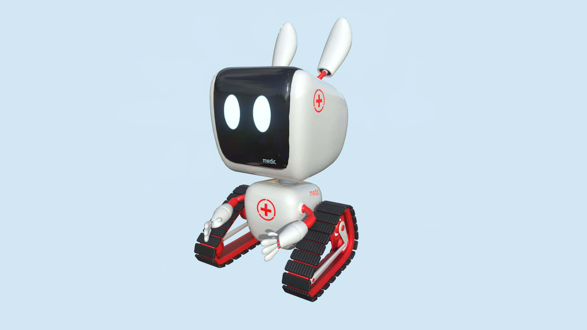 Sci-Fi Robot Model A 08 - Medic by gsommer