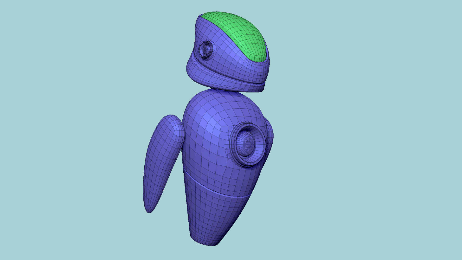 Sci-Fi Robot Model B 05 - Rust Destroyed by gsommer