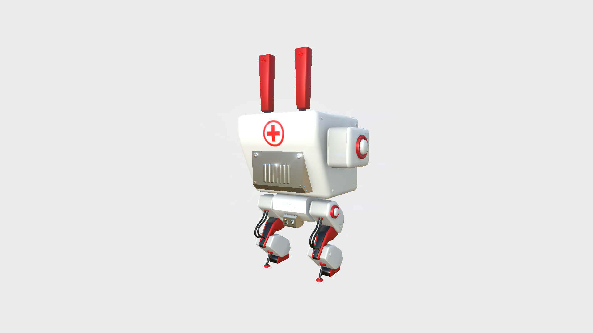 Sci-Fi Robot Model C 08 - Medic by gsommer