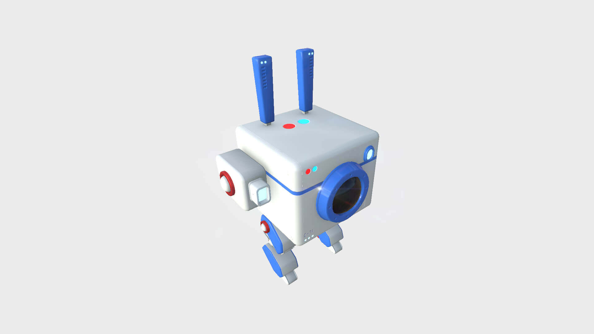 Sci-Fi Robot Model C 10 - Police by gsommer