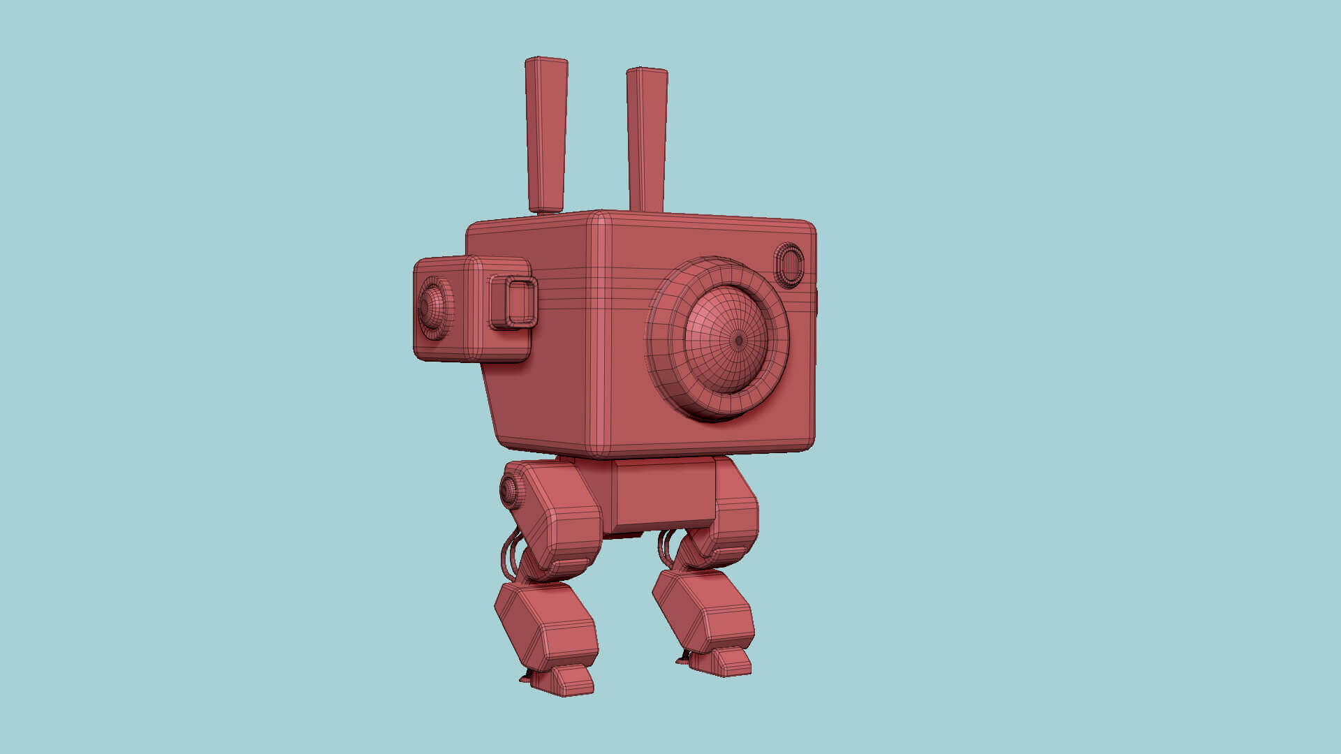 Sci-Fi Robot Model C 10 - Police by gsommer