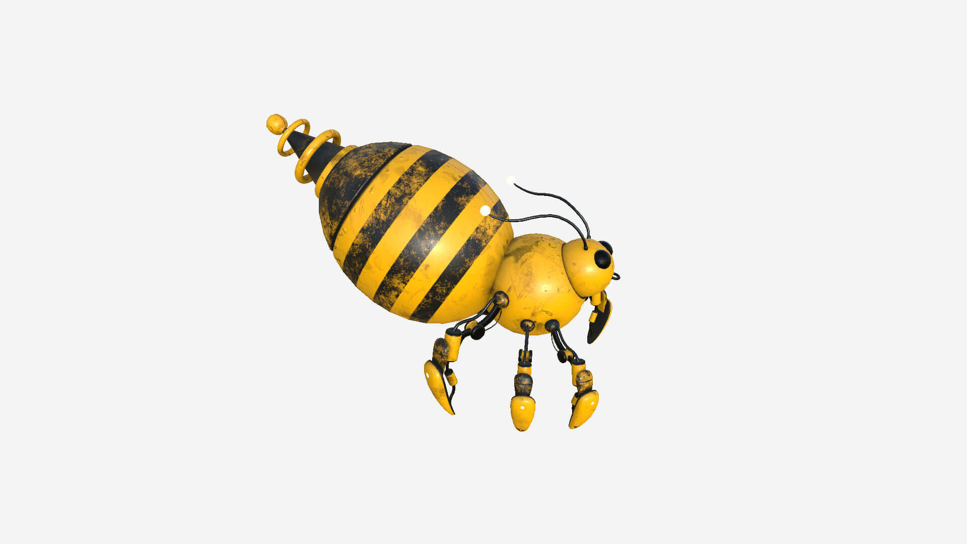 Sci-Fi Robot Model E 01 - Bee Color by gsommer