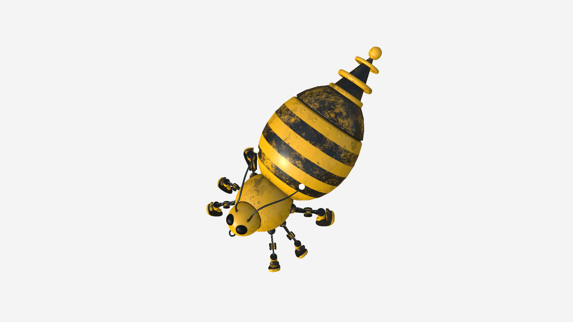 Sci-Fi Robot Model E 01 - Bee Color by gsommer