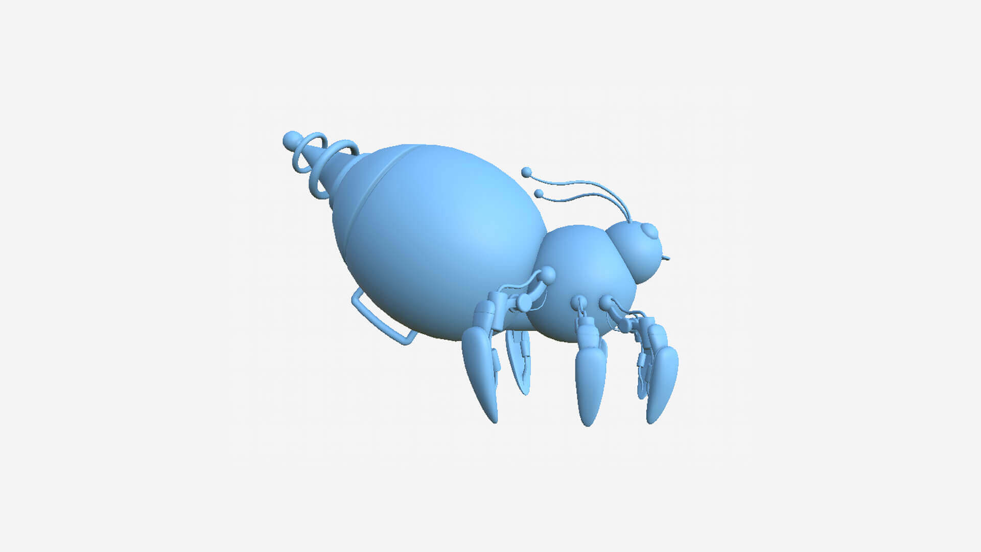 Sci-Fi Robot Model E 01 - Bee Color by gsommer