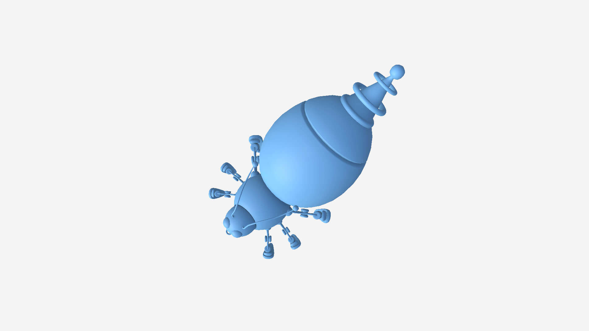 Sci-Fi Robot Model E 01 - Bee Color by gsommer