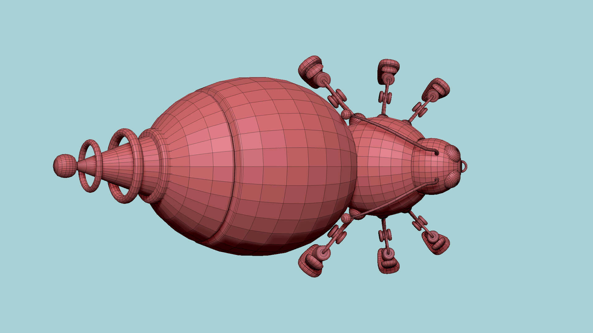 Sci-Fi Robot Model E 01 - Bee Color by gsommer
