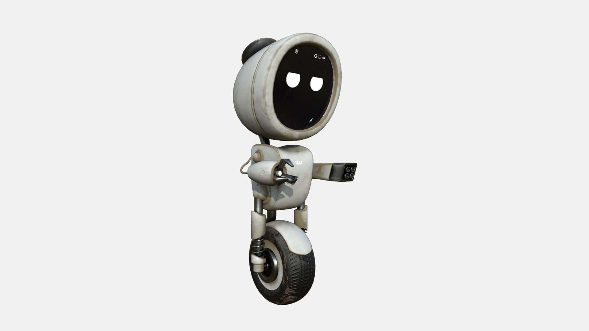 Sci-Fi Robot Model H 01 - White Dust by gsommer