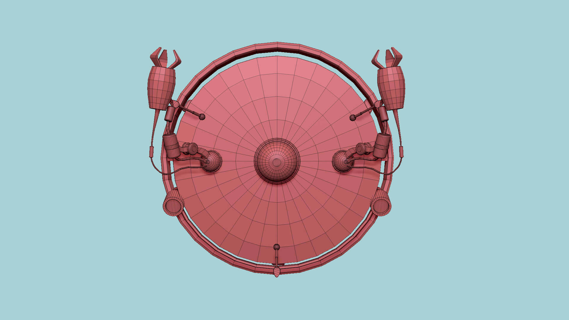 Sci-Fi Robot Model I 08 - Aluminum by gsommer