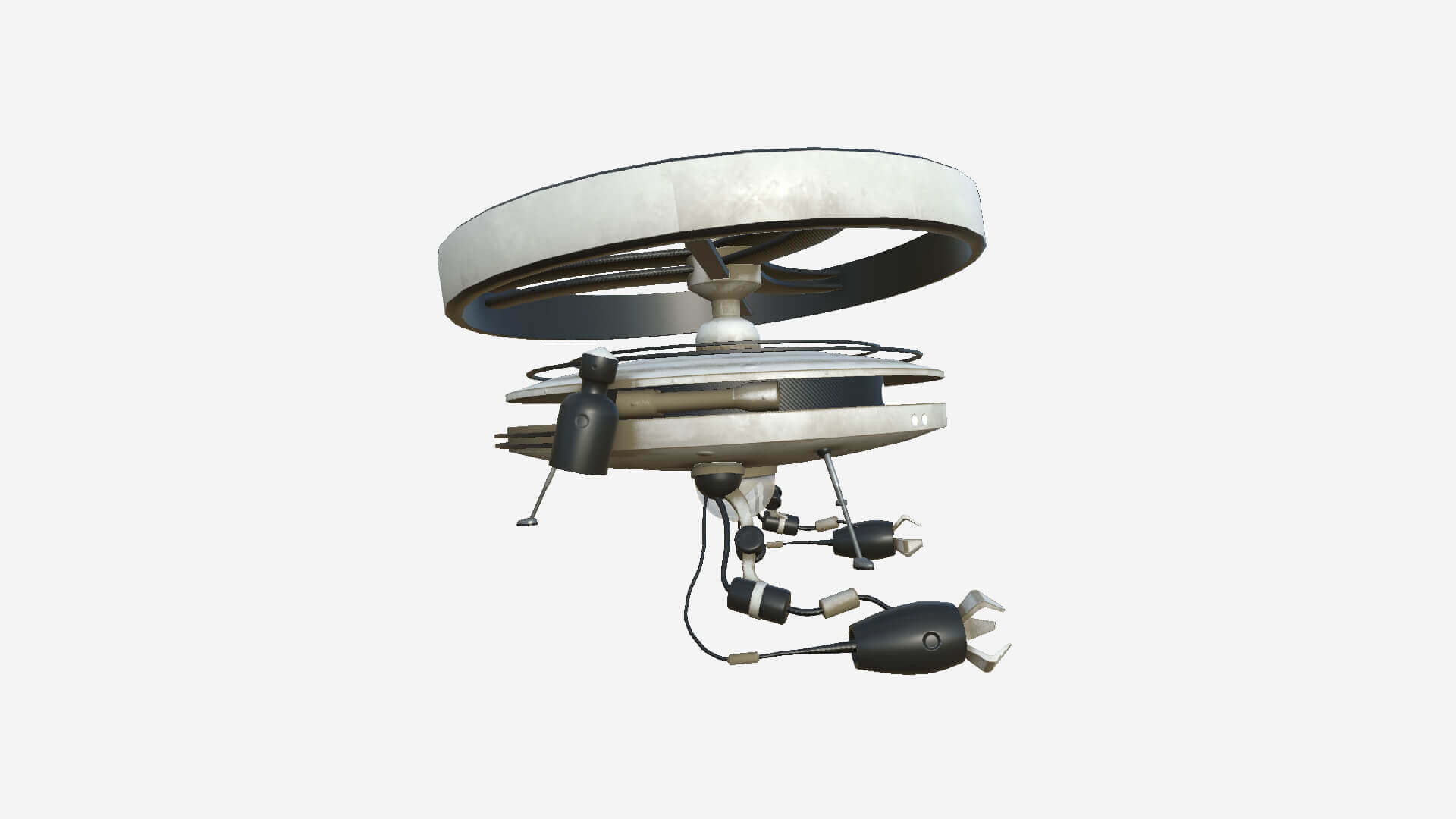 Sci-Fi Robot Model I 09 - White Dust by gsommer