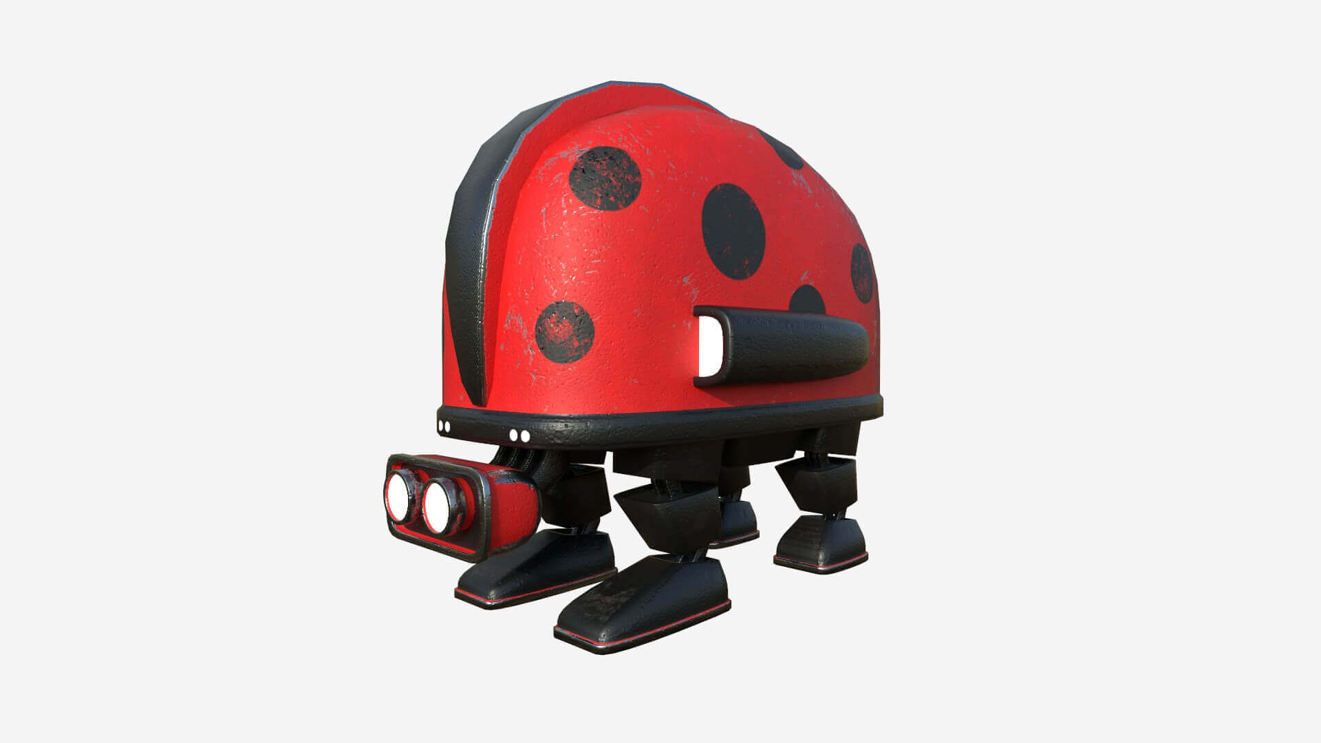 Sci-Fi Robot Model J 01 - Ladybug by gsommer