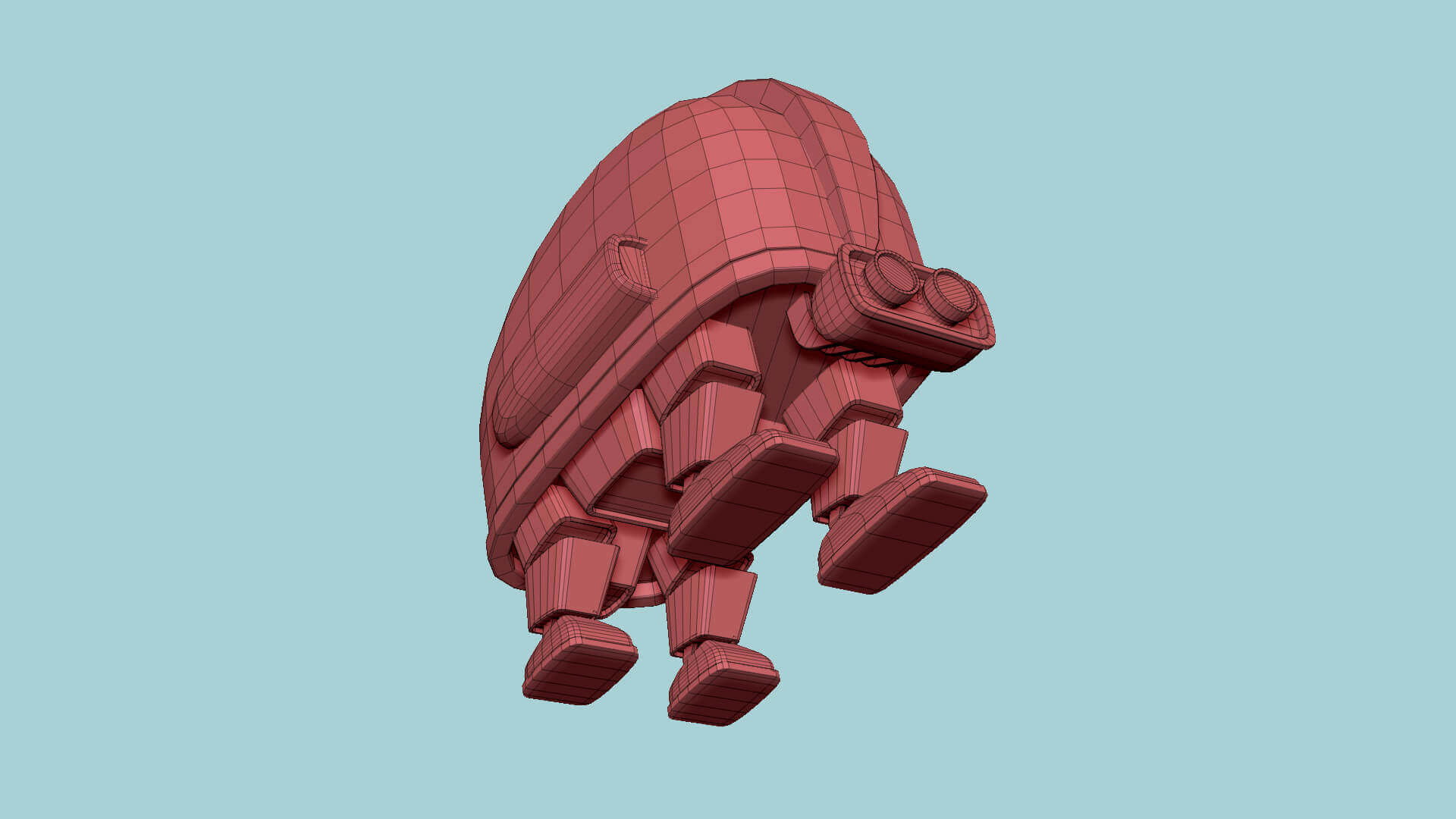 Sci Fi Robot Model J 01 Ladybug By Gsommer