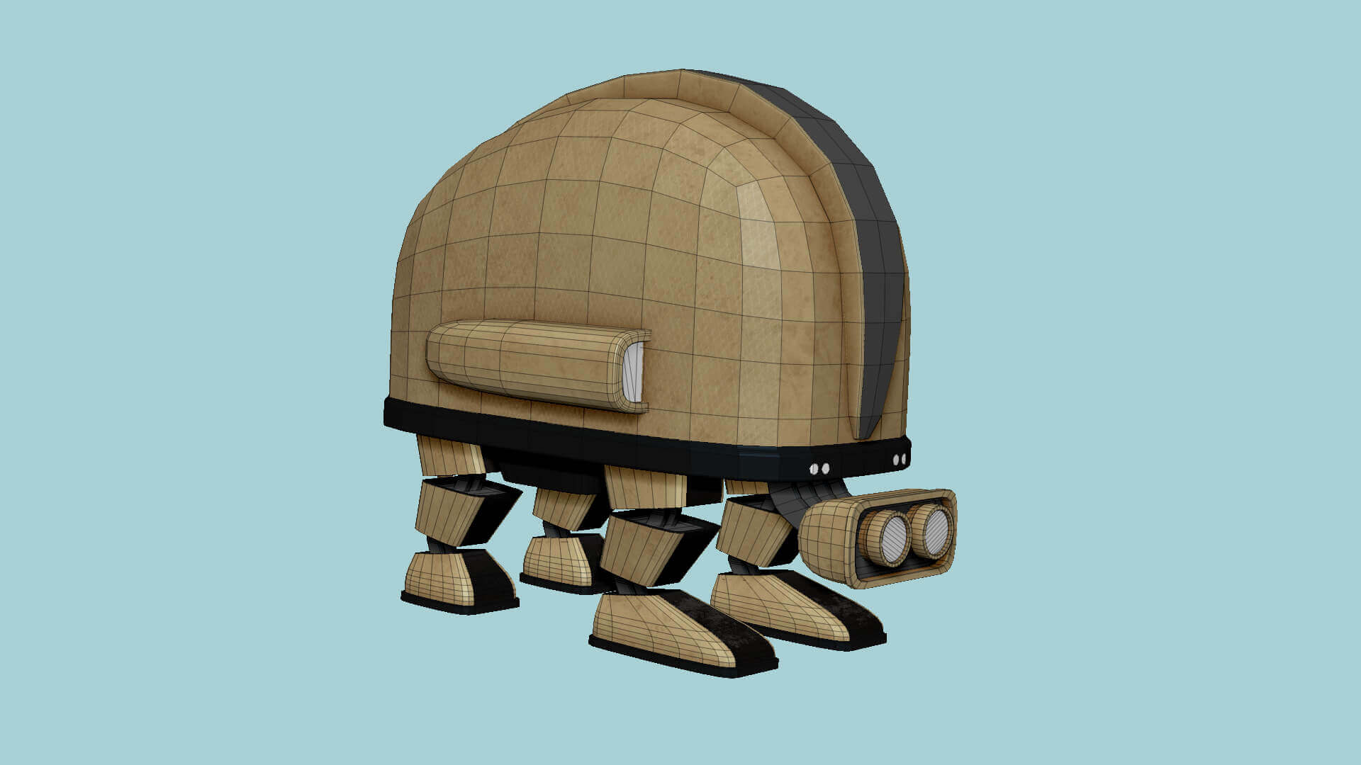 Sci Fi Robot Model J 02 Camel Beige By Gsommer