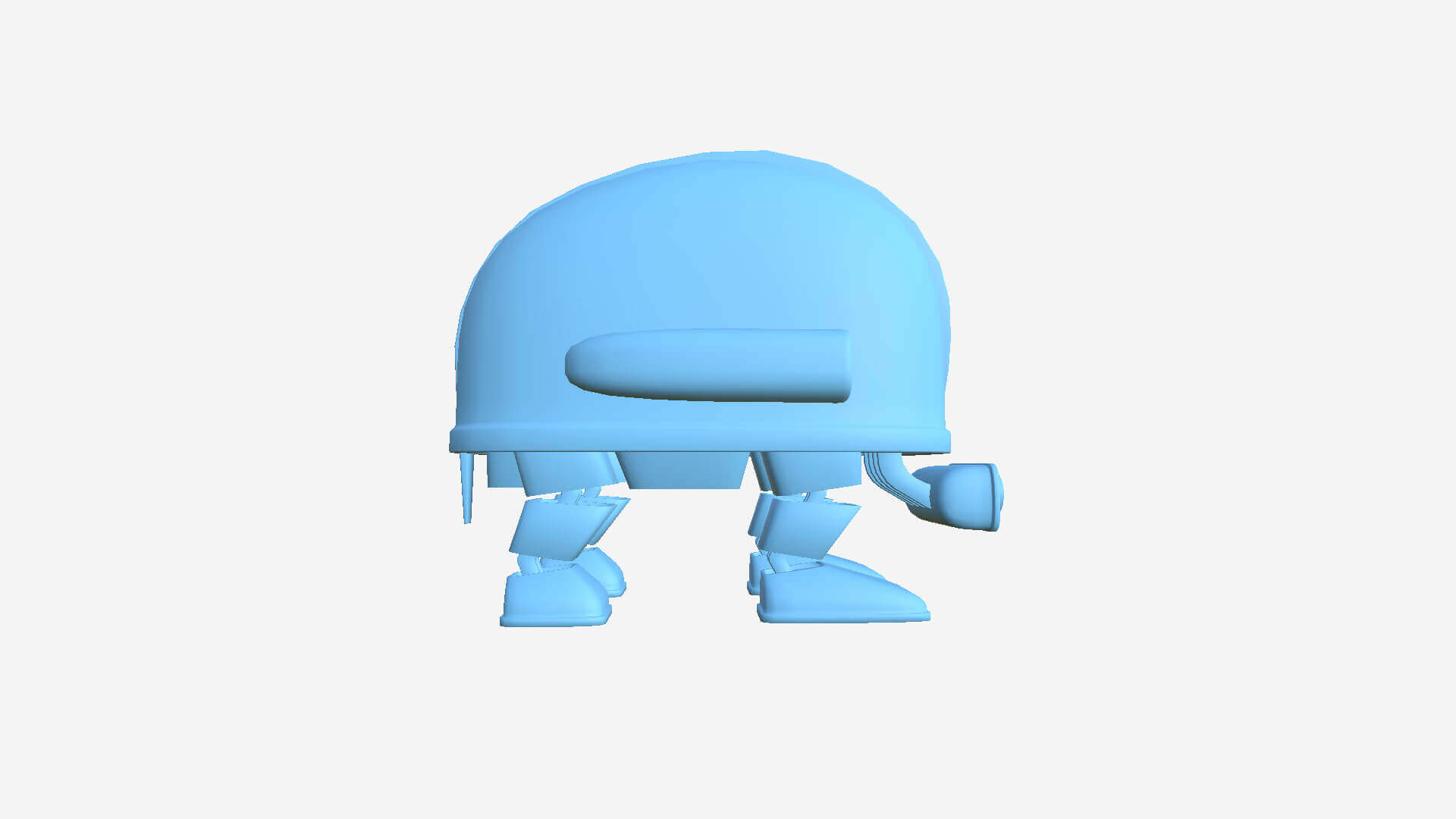 Sci-Fi Robot Model J 03 - Green Turtle by gsommer