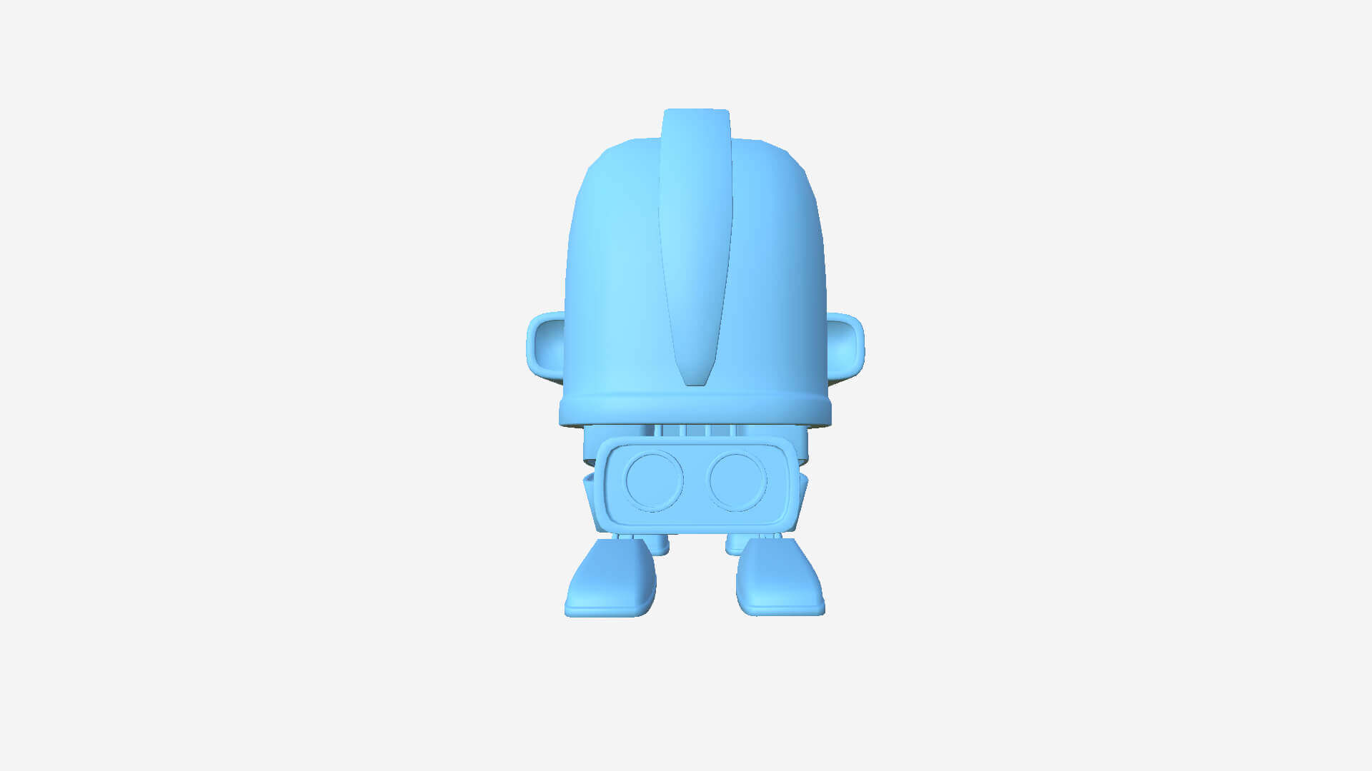 Sci-Fi Robot Model J 06 - White Dirt by gsommer