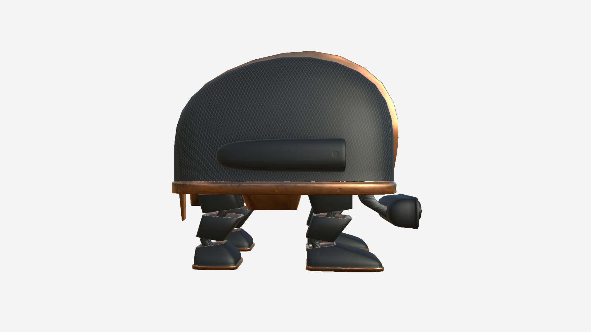 Sci Fi Robot Model J 08 Black Copper By Gsommer