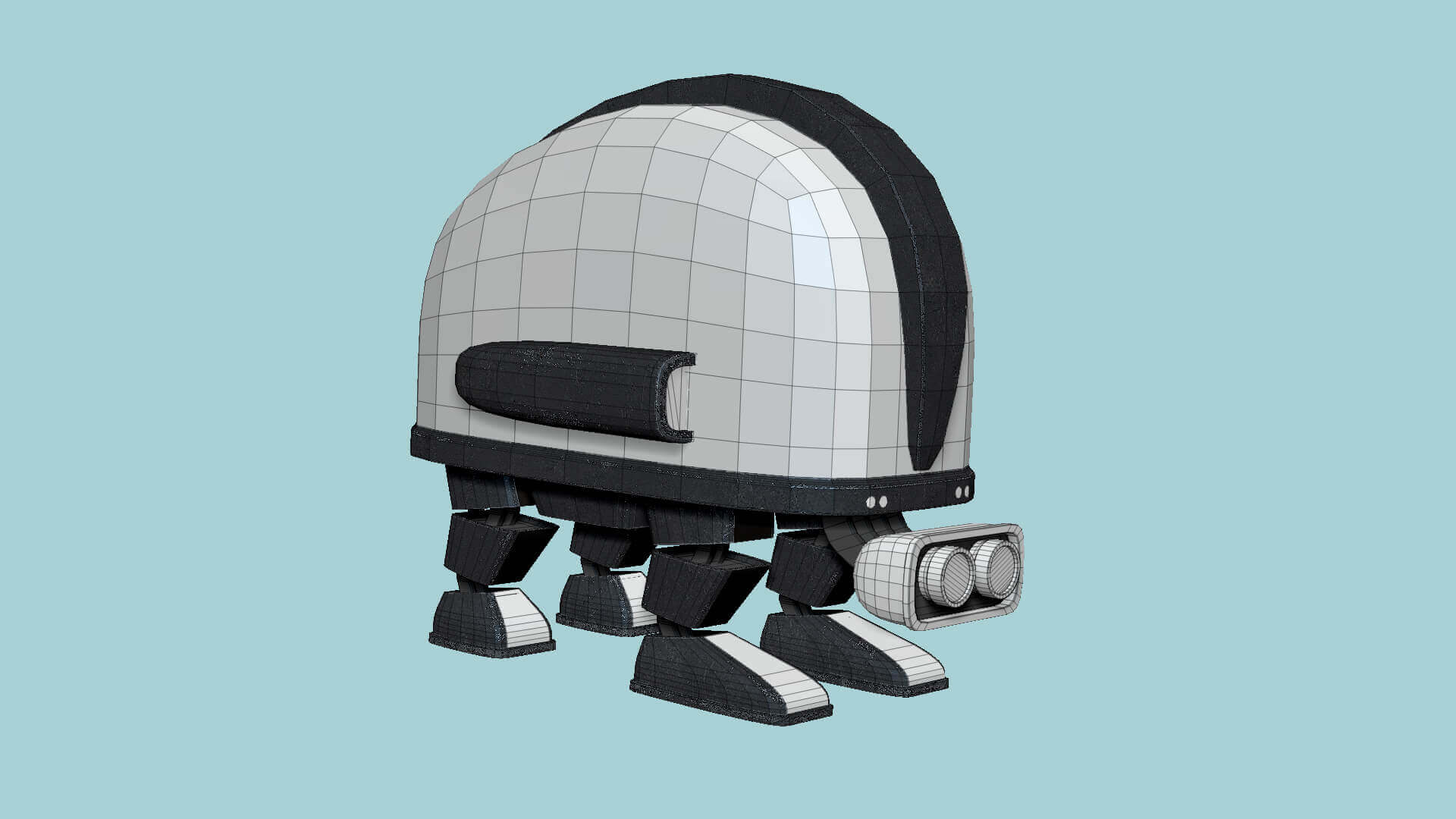 Sci Fi Robot Model J 09 Aluminum By Gsommer