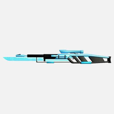 Sci-Fi Sniper Gunblade 03 - Black 3D Model by gsommer