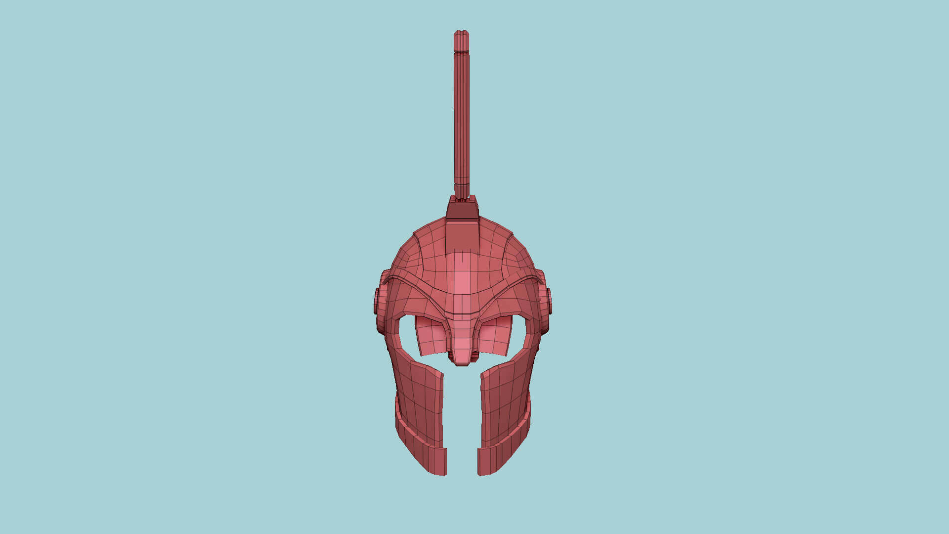 Sci-Fi Spartan Helmet 06 - Medic 3D Model by gsommer
