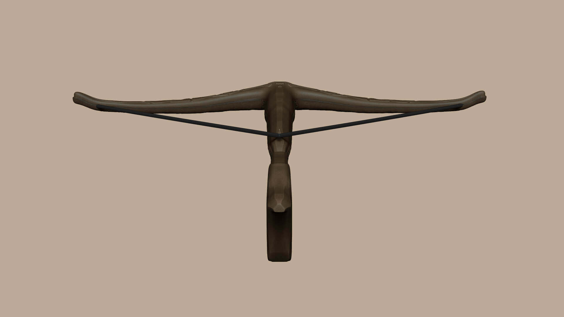 Simple Wooden Crossbow - 3D Model by gsommer
